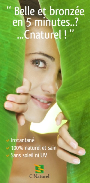 Bronzage naturel, sain et instantané DHA SunFlash